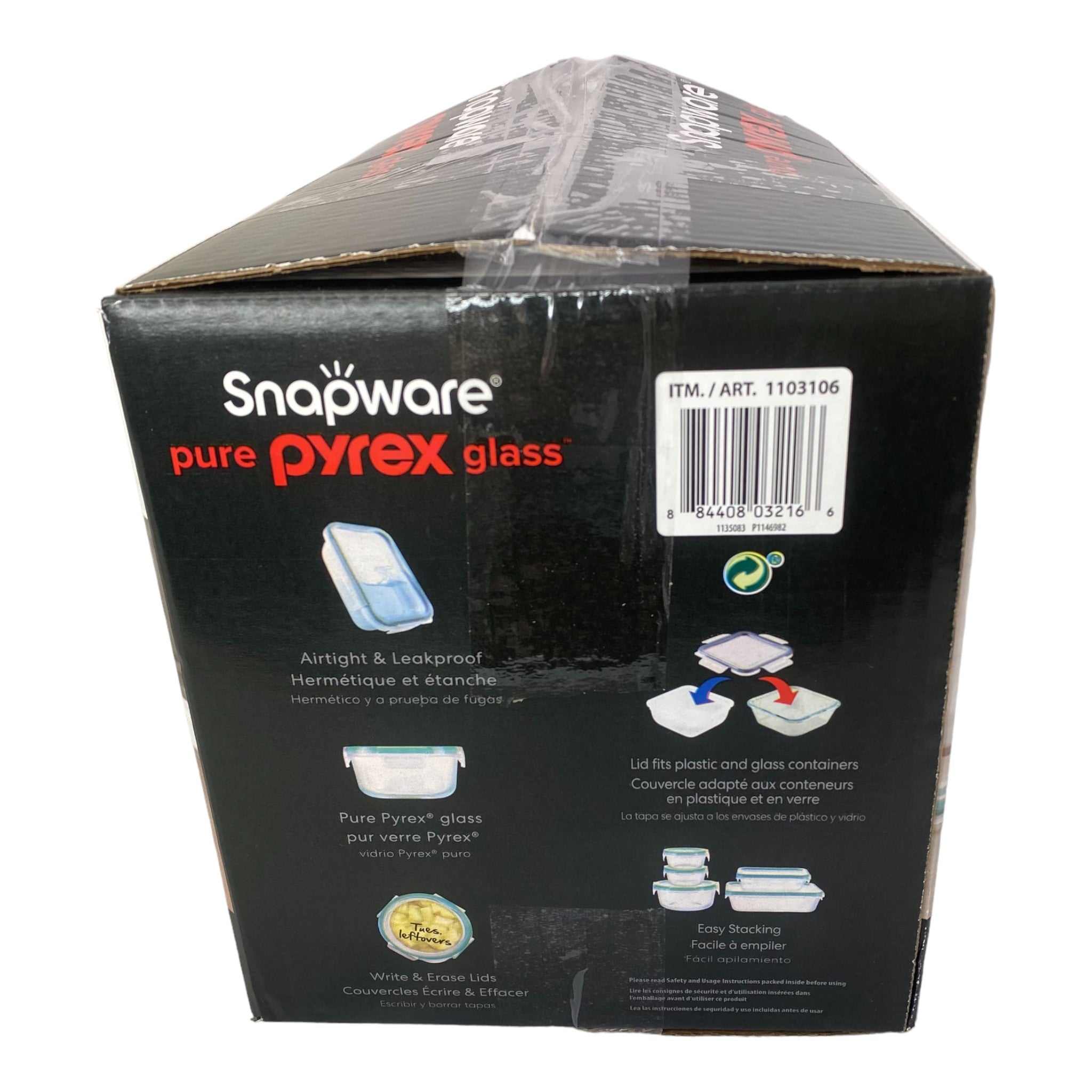 Pyrex 18 Piece Glass Snapware Set - Collection Only