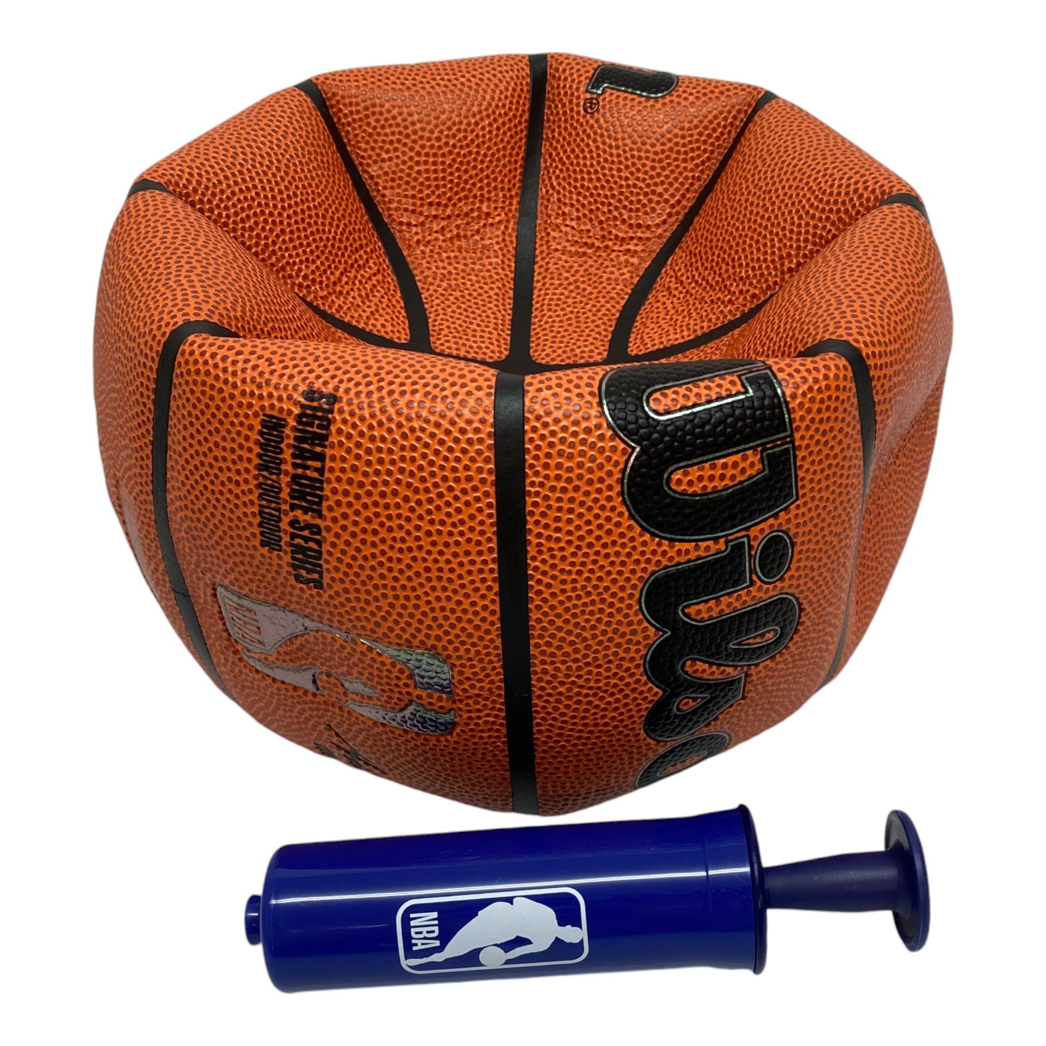 Wilson Signature Series NBA Basketball With NBA Mini Ball Pump